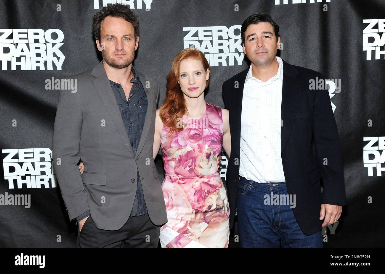 Actors Jason Clarke, from left, Jessica Chastain and Kyle Chandler ...