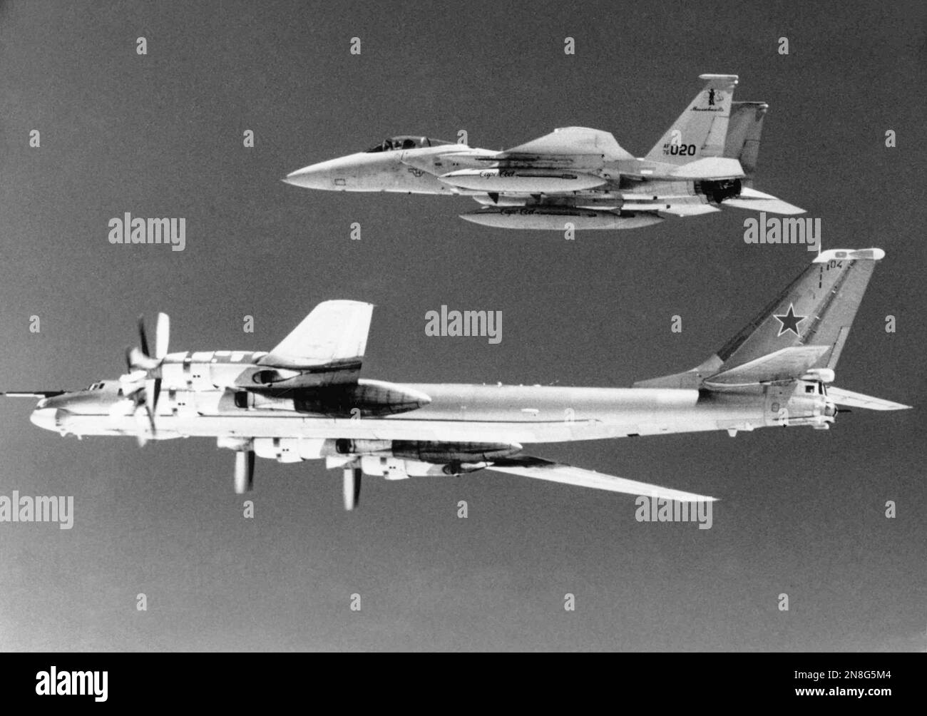 A Massachusetts Air National Guard F-15 Eagle from the 102nd Fighter ...