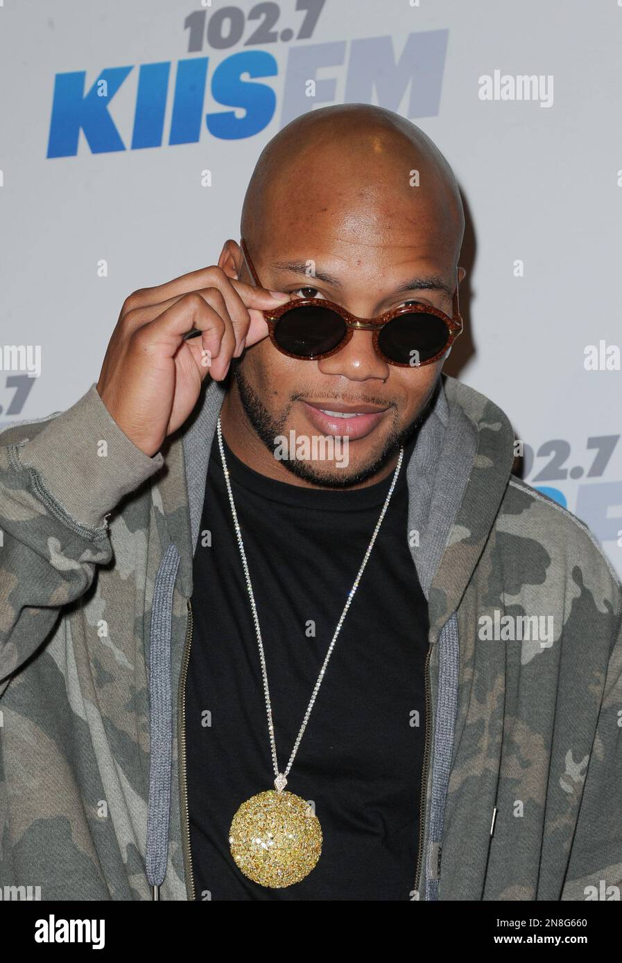 Flo Rida arrives at KIIS FM's Jingle Ball at Nokia Theatre LA Live on ...