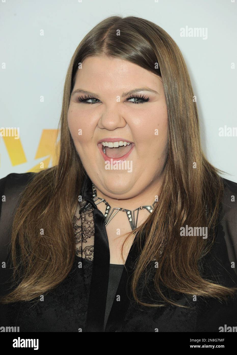 Ashley Fink arrives at Trevor Live at the Hollywood Palladium on Sunday ...