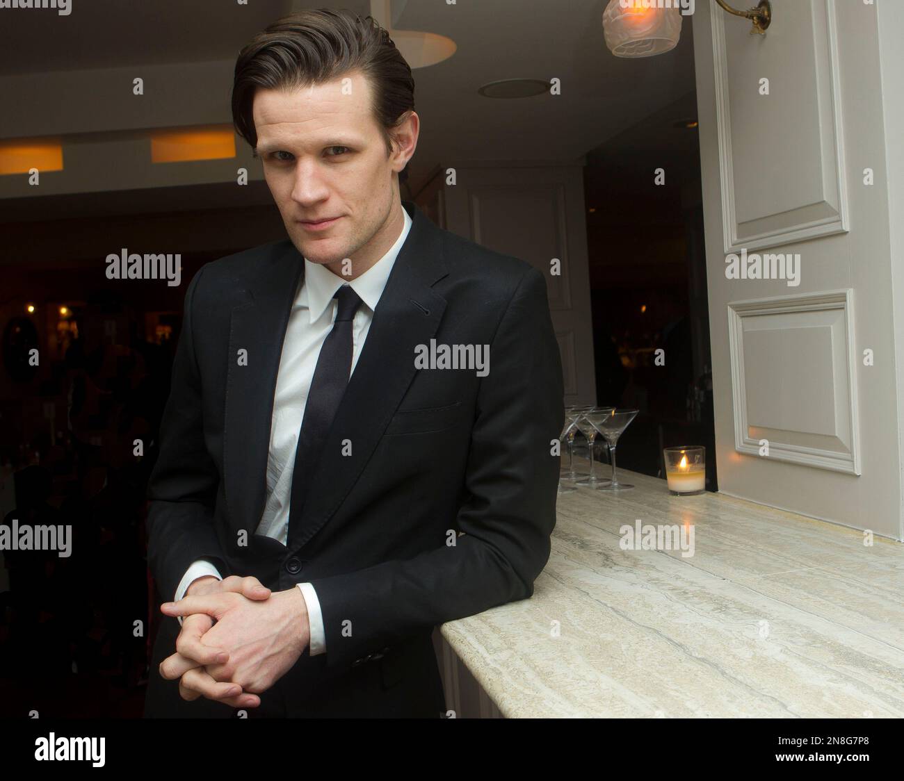 British actor Matt Smith arrives for 'A Shepherd's Delight' drinks ...