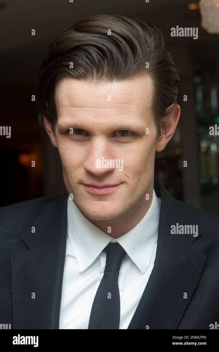 British actor Matt Smith arrives for 'A Shepherd's Delight' drinks ...