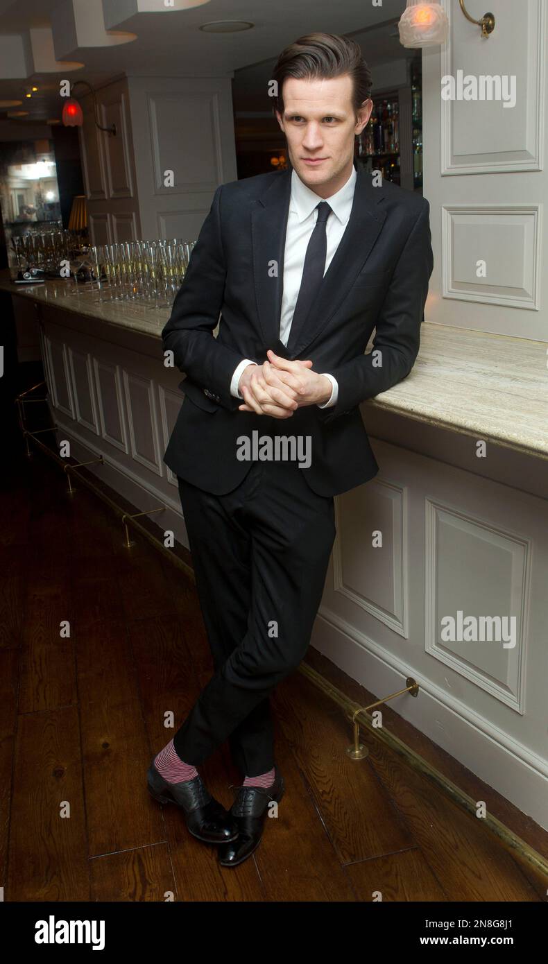 British actor Matt Smith arrives for 'A Shepherd's Delight' drinks ...