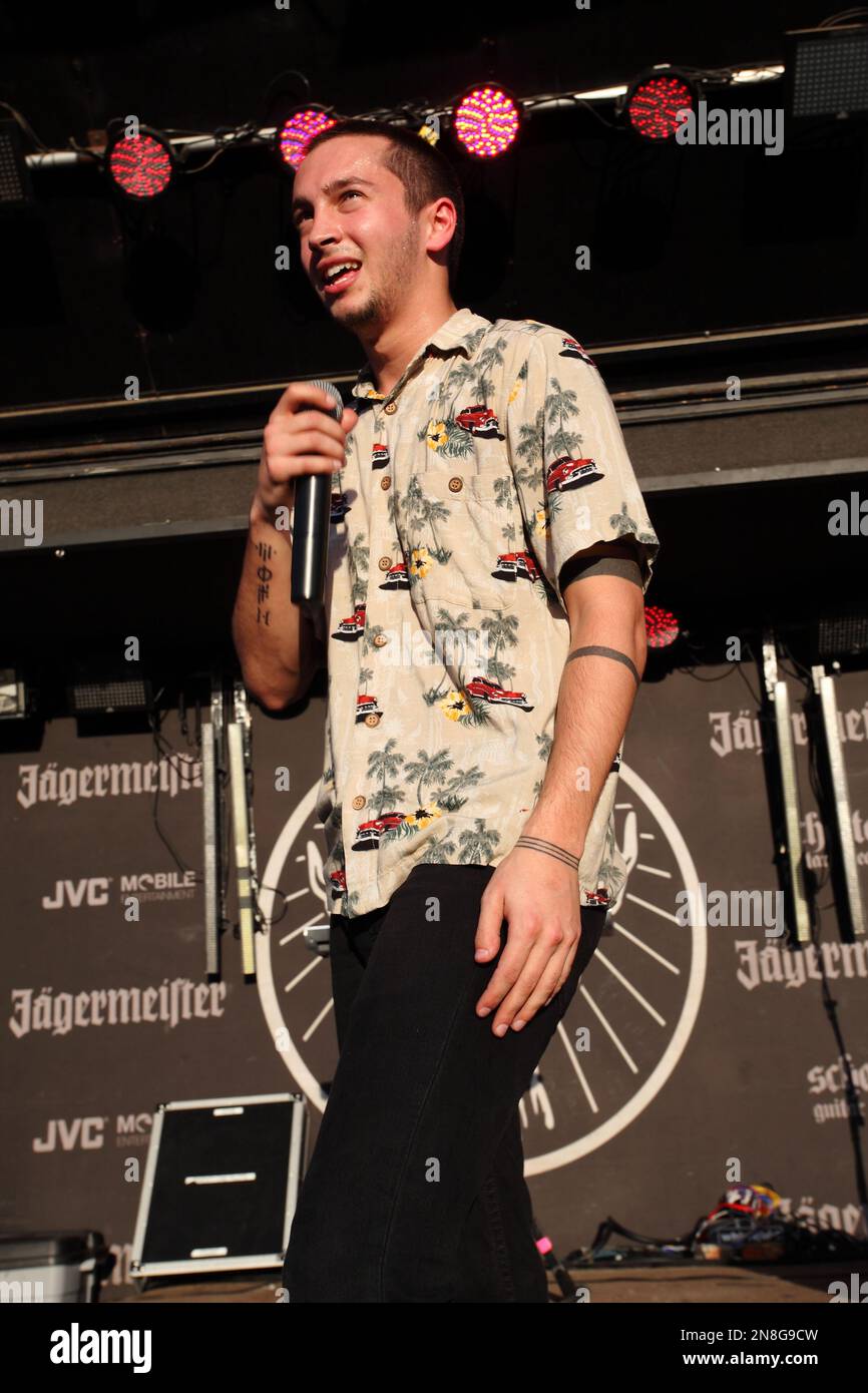 Tyler Joseph of Twenty One Pilots performs during The Big Ticket at ...