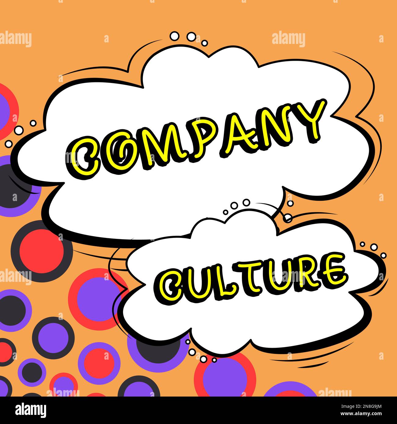 Sign displaying Company Culture. Concept meaning The environment and ...