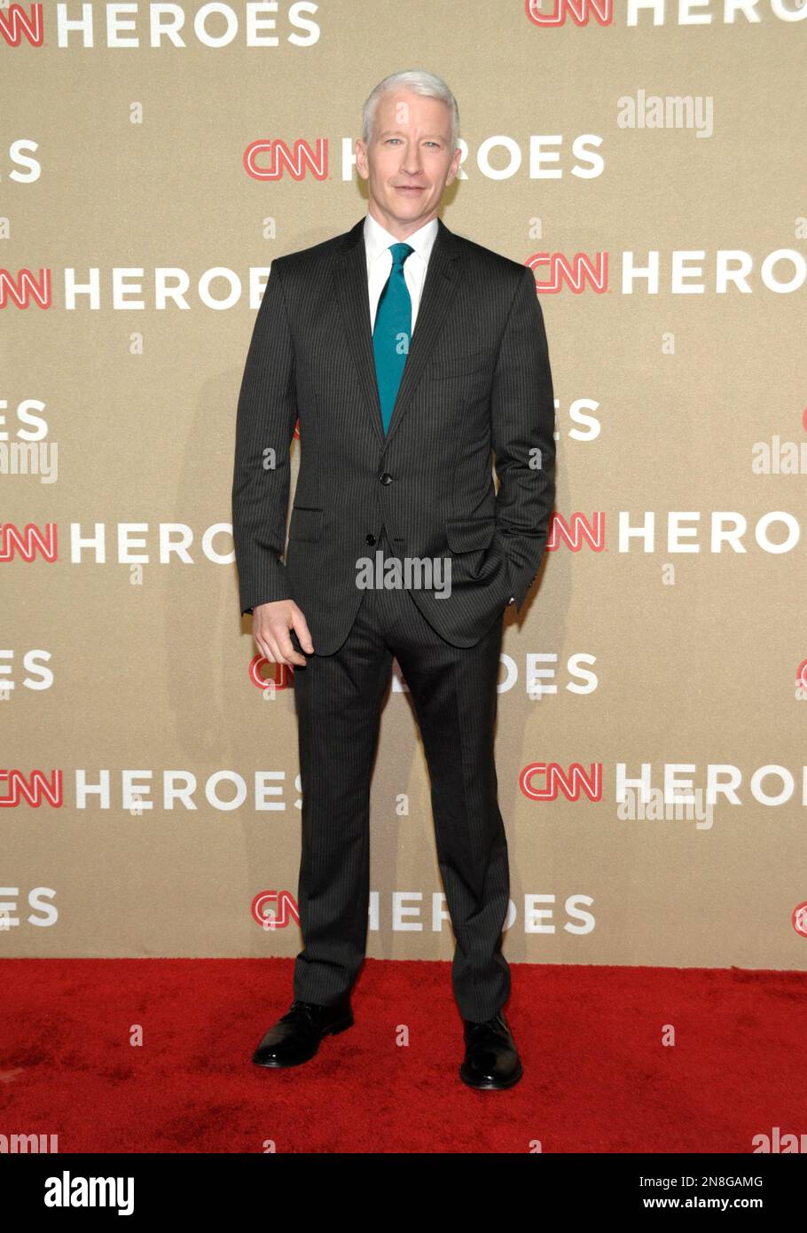Reporter Anderson Cooper arrives at CNN Heroes at The Shrine Auditorium ...