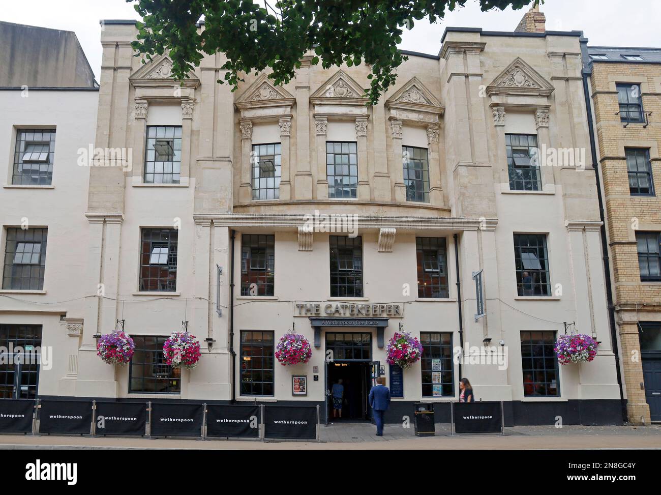 The Gatekeeper Wetherspoon pub, Westgate Street, South Wales. Taken ...