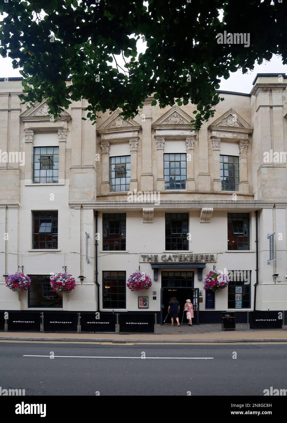 The Gatekeeper Wetherspoon pub, Westgate Street, South Wales. Taken ...