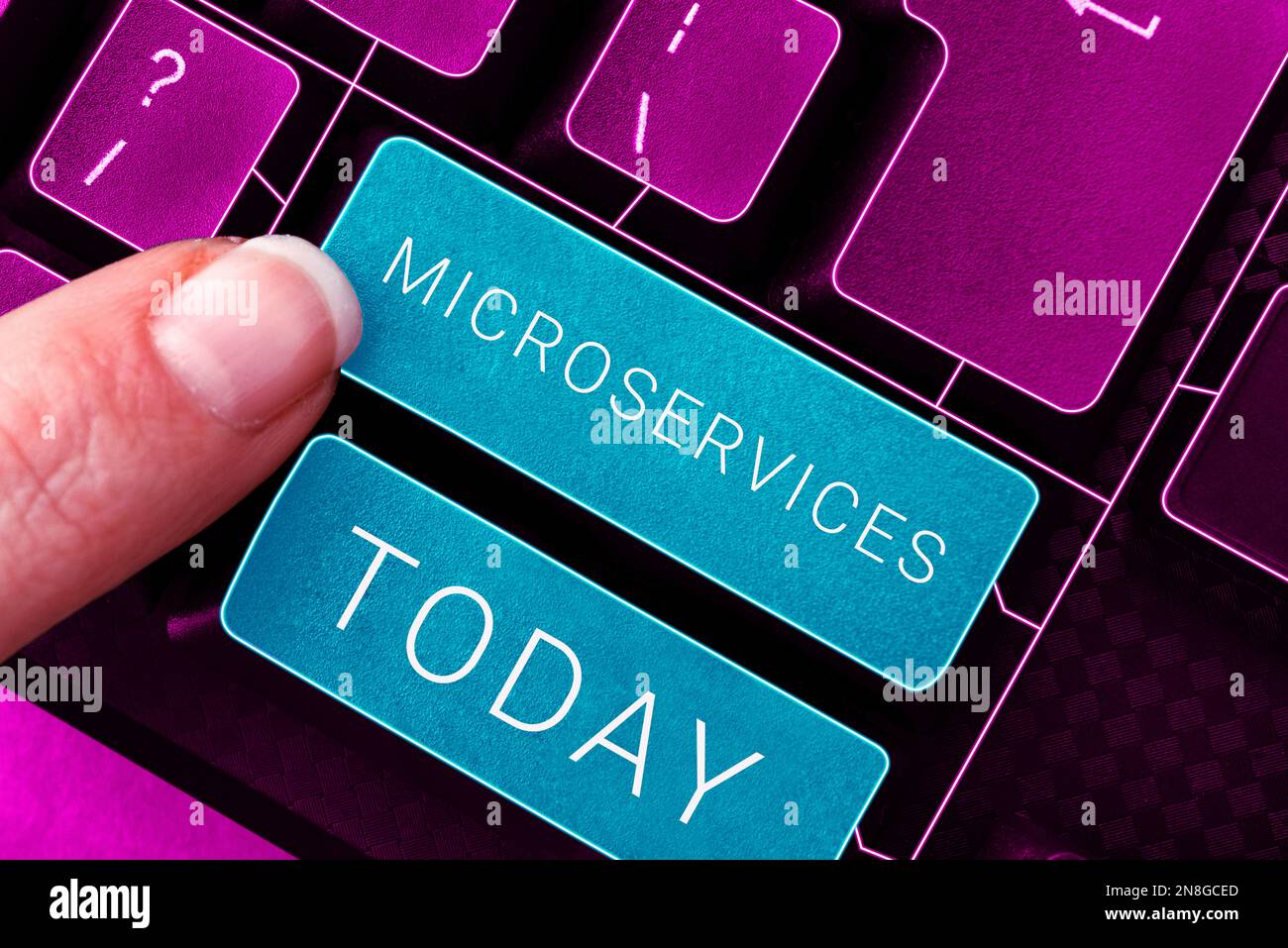 Text showing inspiration Microservices. Word for Software development ... Text showing inspiration Microservices. Word for Software development ...