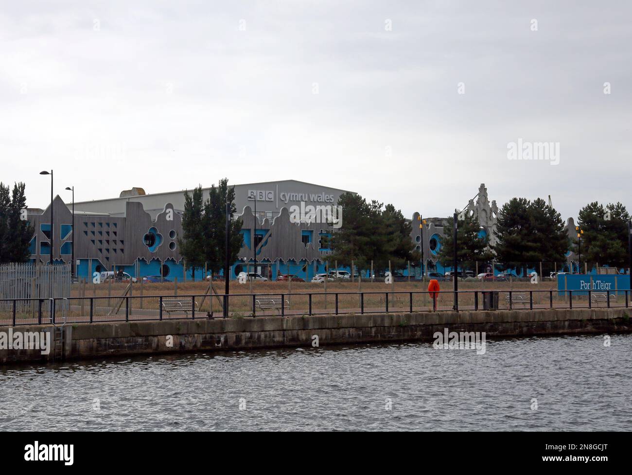 BBC studios, Roath Basin, Cardiff Bay. Taken 2022 Stock Photo - Alamy
