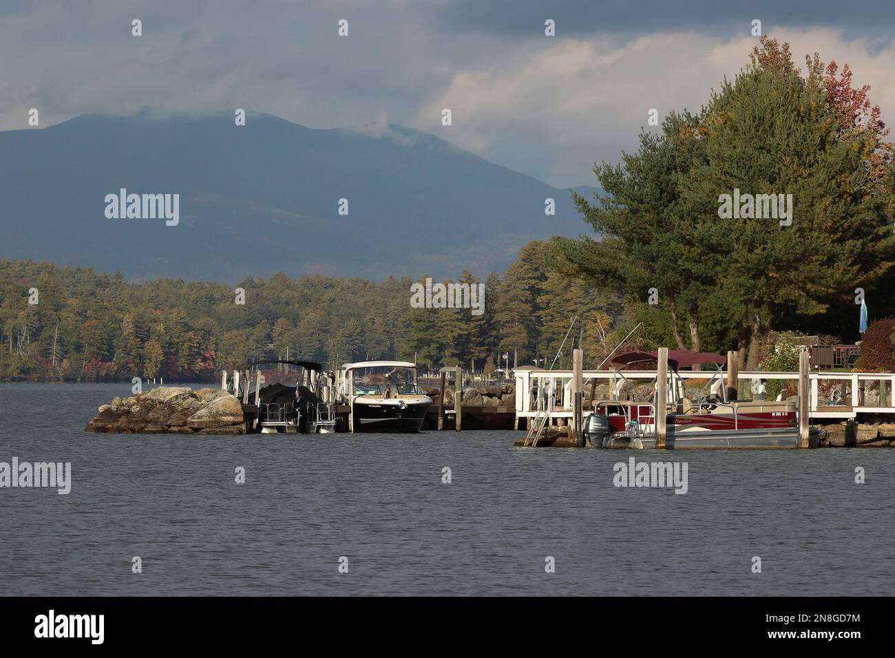 The largest lake in NH is up north located in the Lakes Region, just ...
