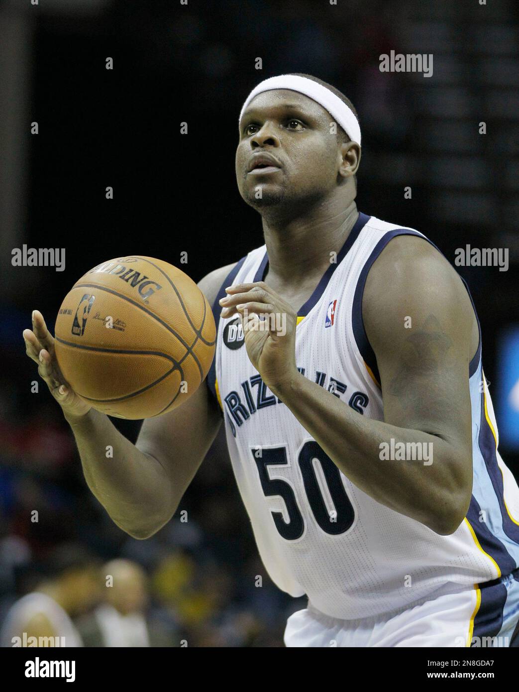 Memphis Grizzlies forward Zach Randolph plays during the second half of ...
