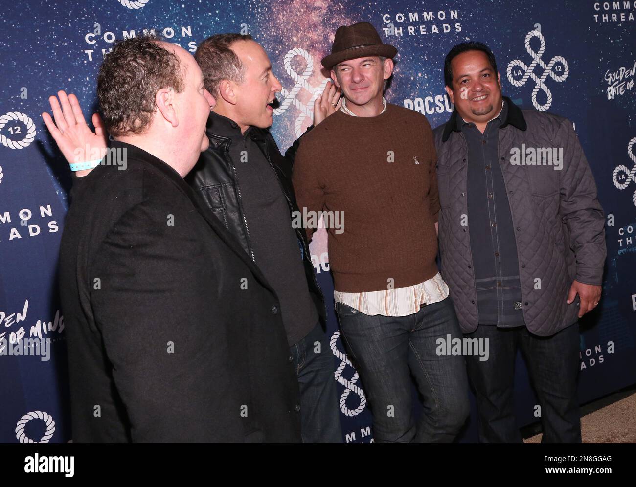 From left, Steve Van Doren, Gary Schoenfeld, CEO of PacSun and Henry ...