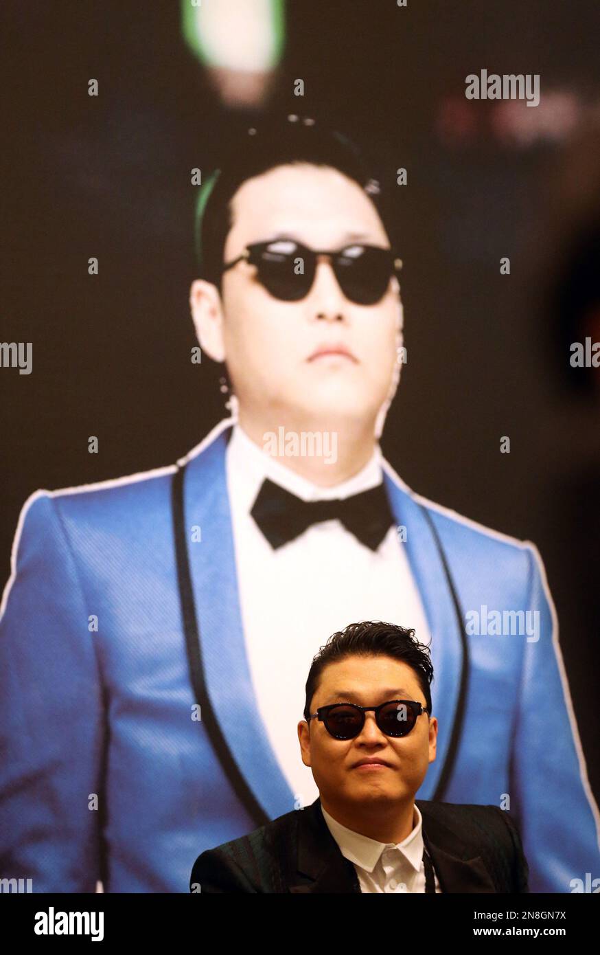 South Korean rapper PSY, who gained popularity from his famous song ...
