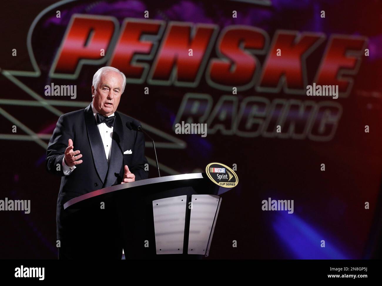 Penske Corporation and Penske Racing Team owner Roger Penske accepts ...