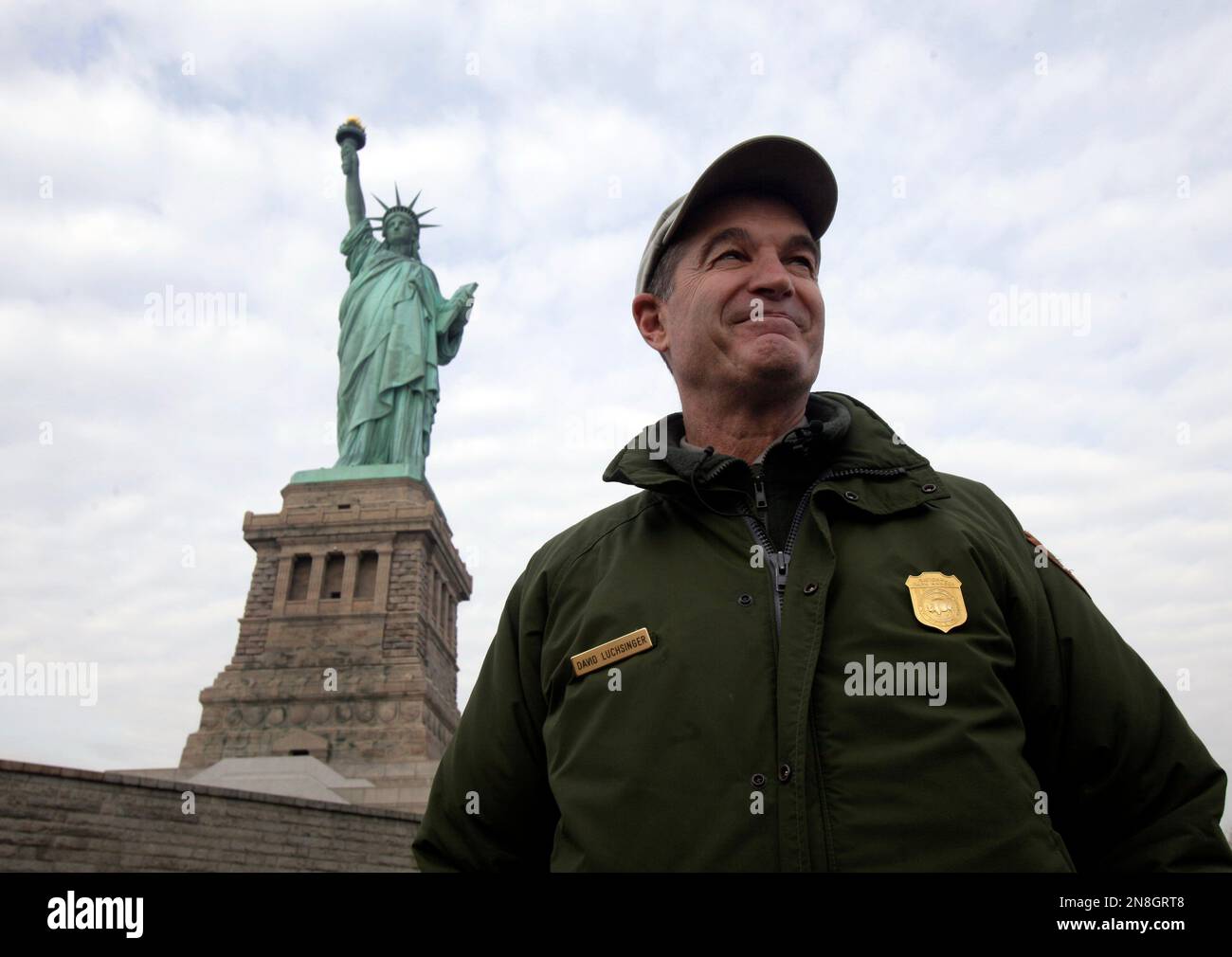 David Luchsinger, superintendent of Statue of Liberty National Monument ...