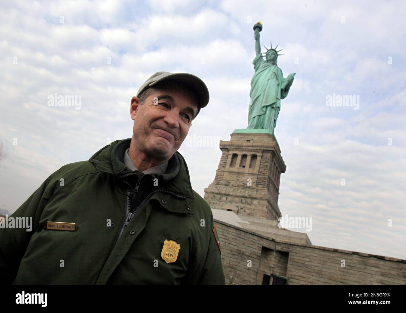 David Luchsinger, superintendent of Statue of Liberty National Monument ...