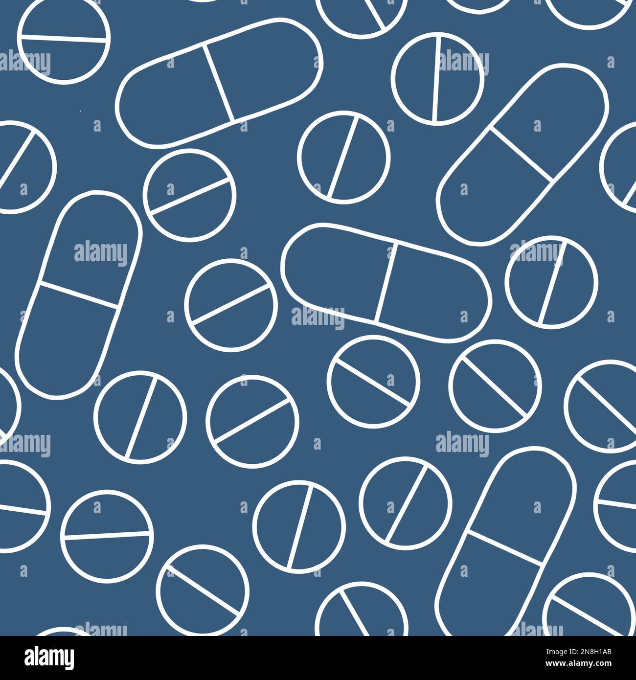 Cartoon medicine seamless pills pattern for wrapping paper and clothes ...