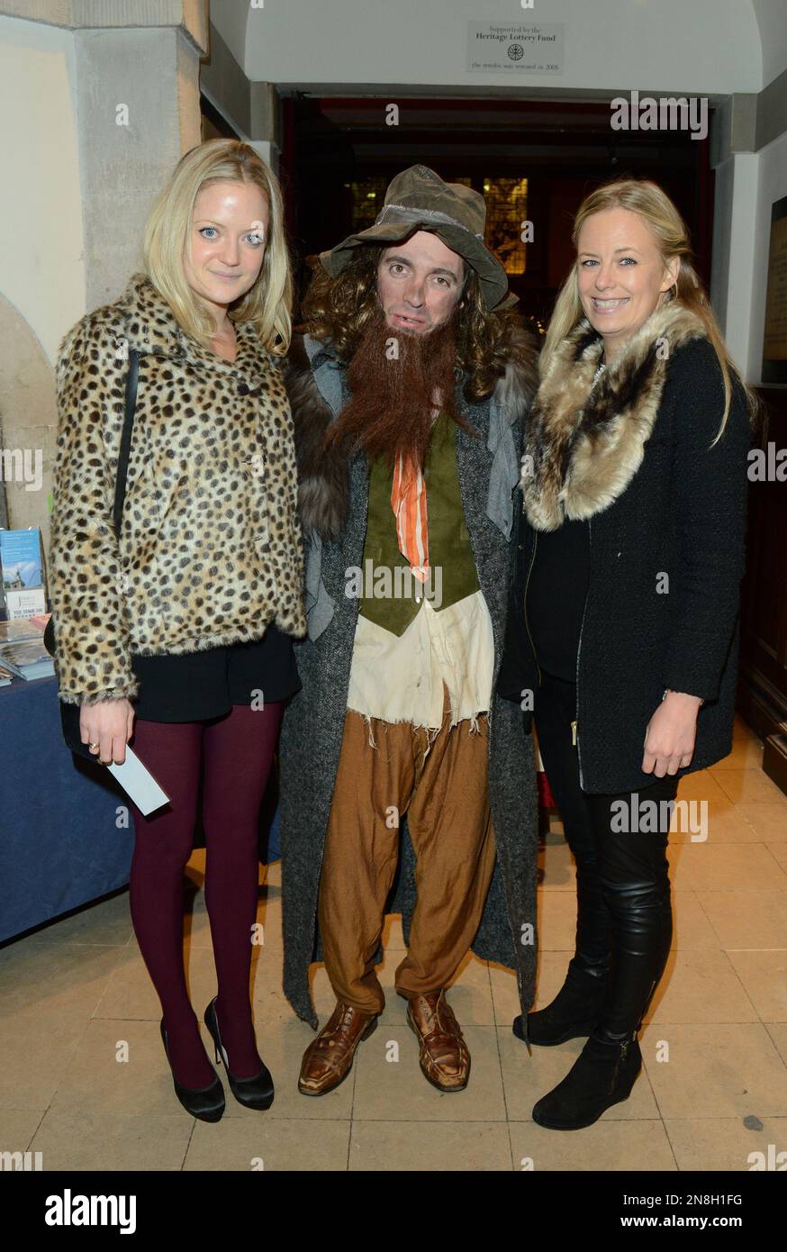 Lady Eloise Anson, left, and Astrid Harbord seen at the The Fayre of St ...