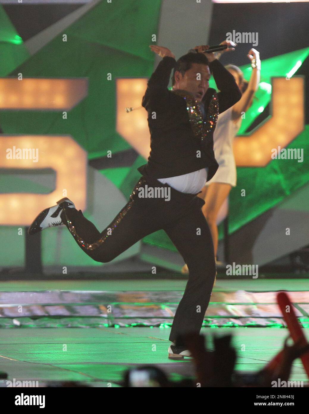 South Korean rapper PSY, who sings the popular "Gangnam Style" song ...