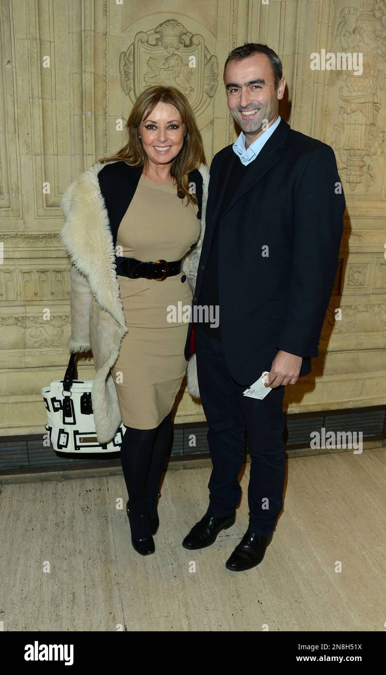 Carol Vorderman; Graham Duff are seen at Princes Trust Comedy Gala at ...