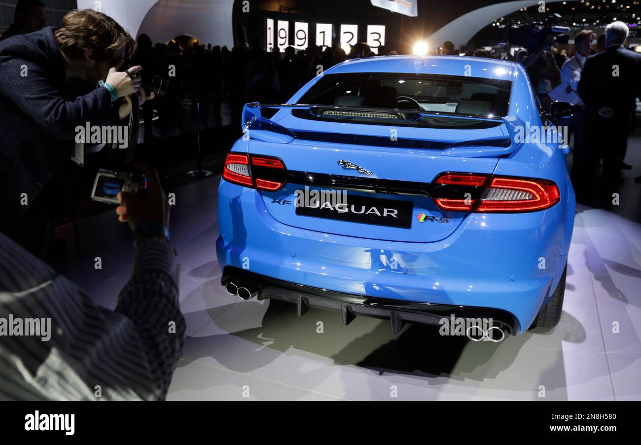 Jaguar FXR-S is shown during it's world debut at the LA Auto Show in ...