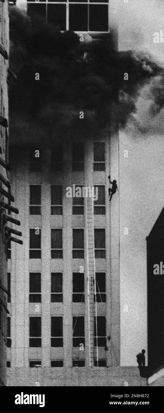 Downtown fires Black and White Stock Photos & Images - Alamy