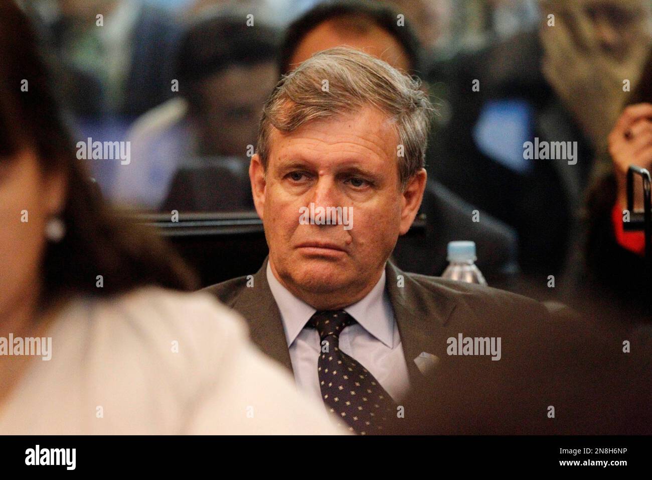 Former Argentina's navy captain Alfredo Astiz, known as the "Blonde ...