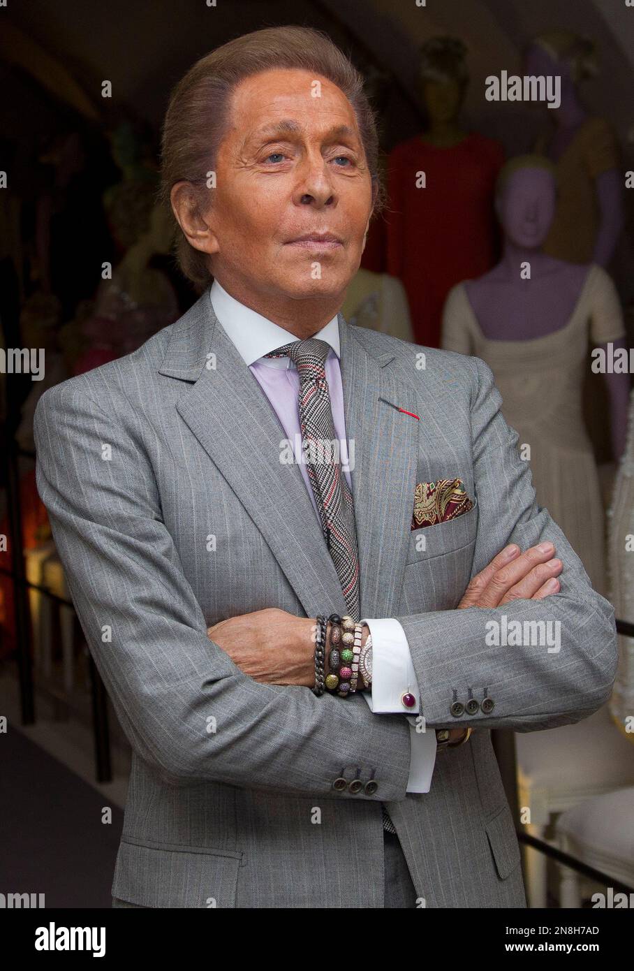 Valentino poses during the 'Valentino: Master of Couture' Photocall at ...