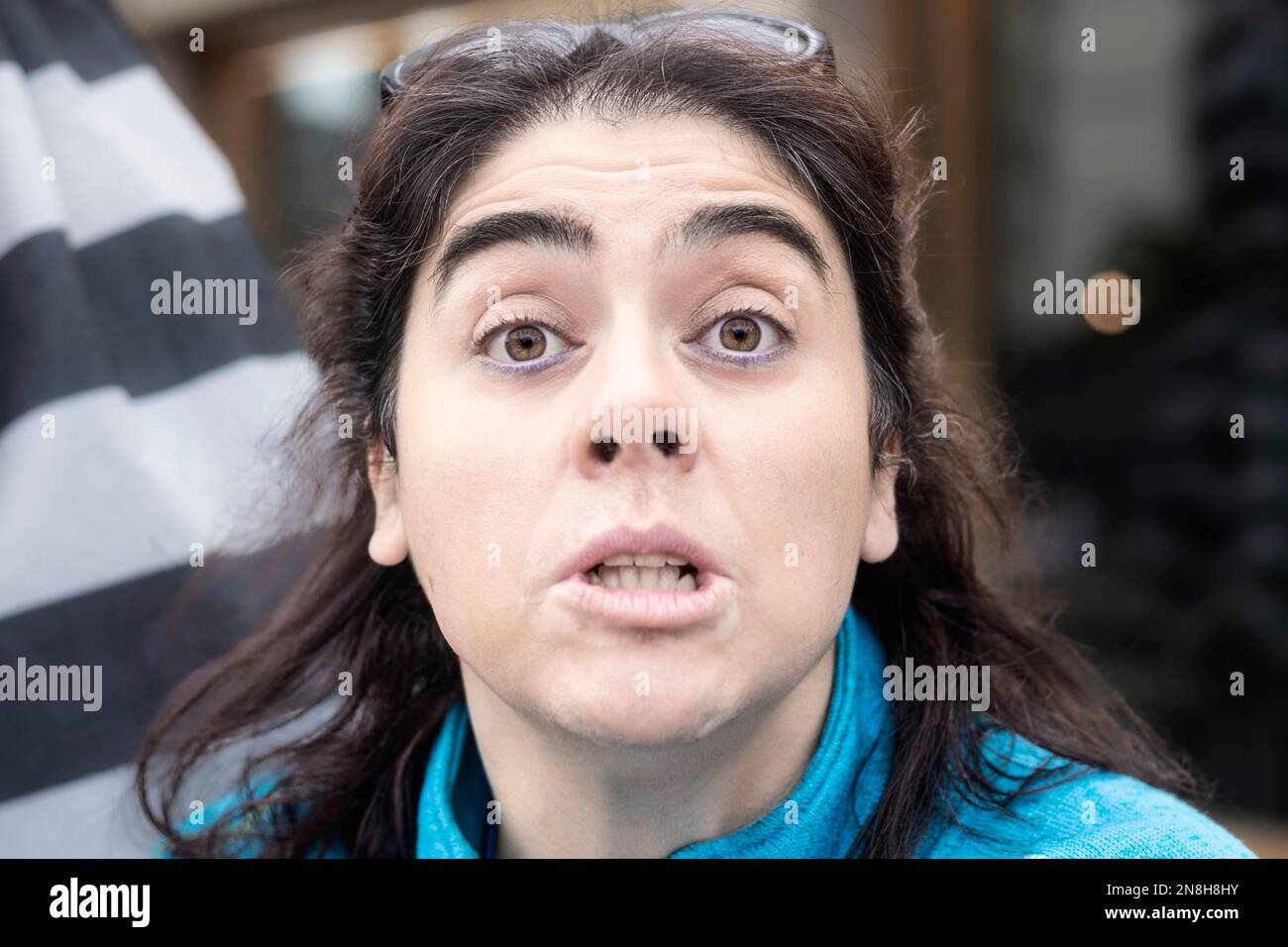 Serious looking angry irritated hi-res stock photography and images - Alamy