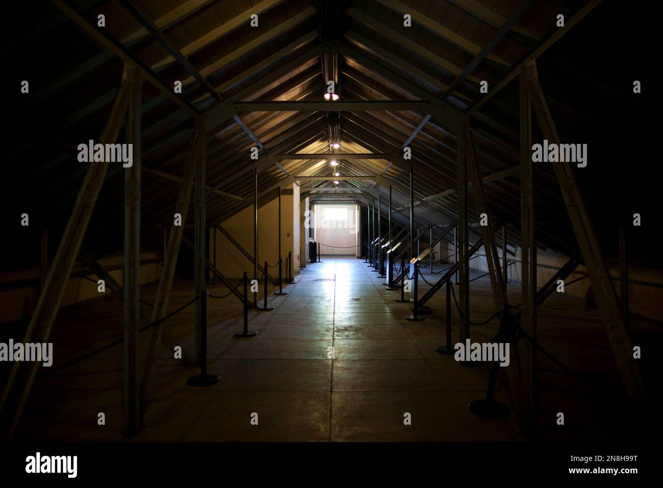 Pictured is an attic known in Spanish as "capucha," or "hood" in ...
