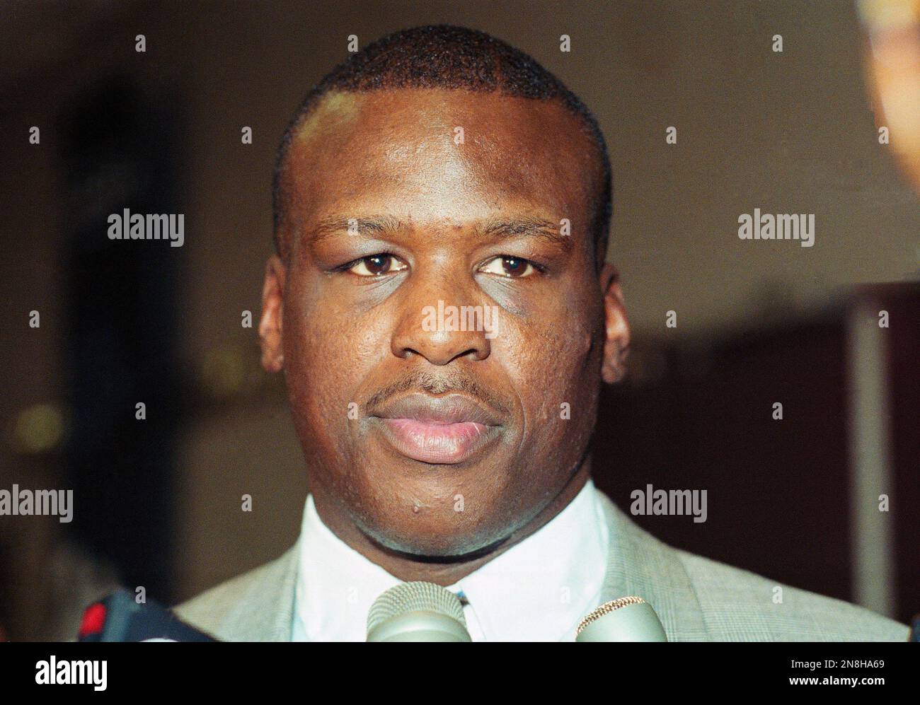 Heavyweight Champion James "Buster" Douglas photo show on Feb.1990.(AP ...