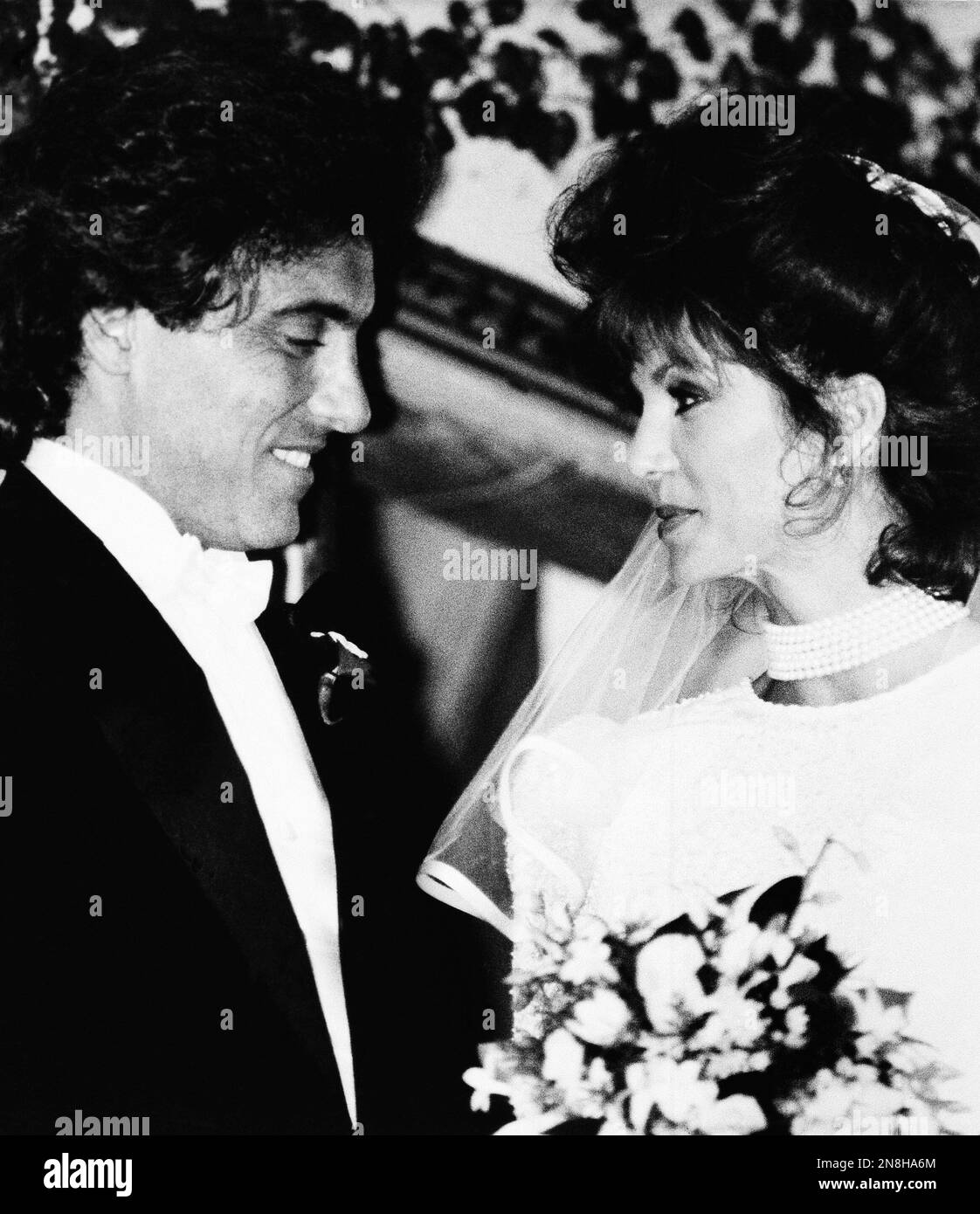 Victoria Principal gazes at her new husband, Beverly Hills plastic ...