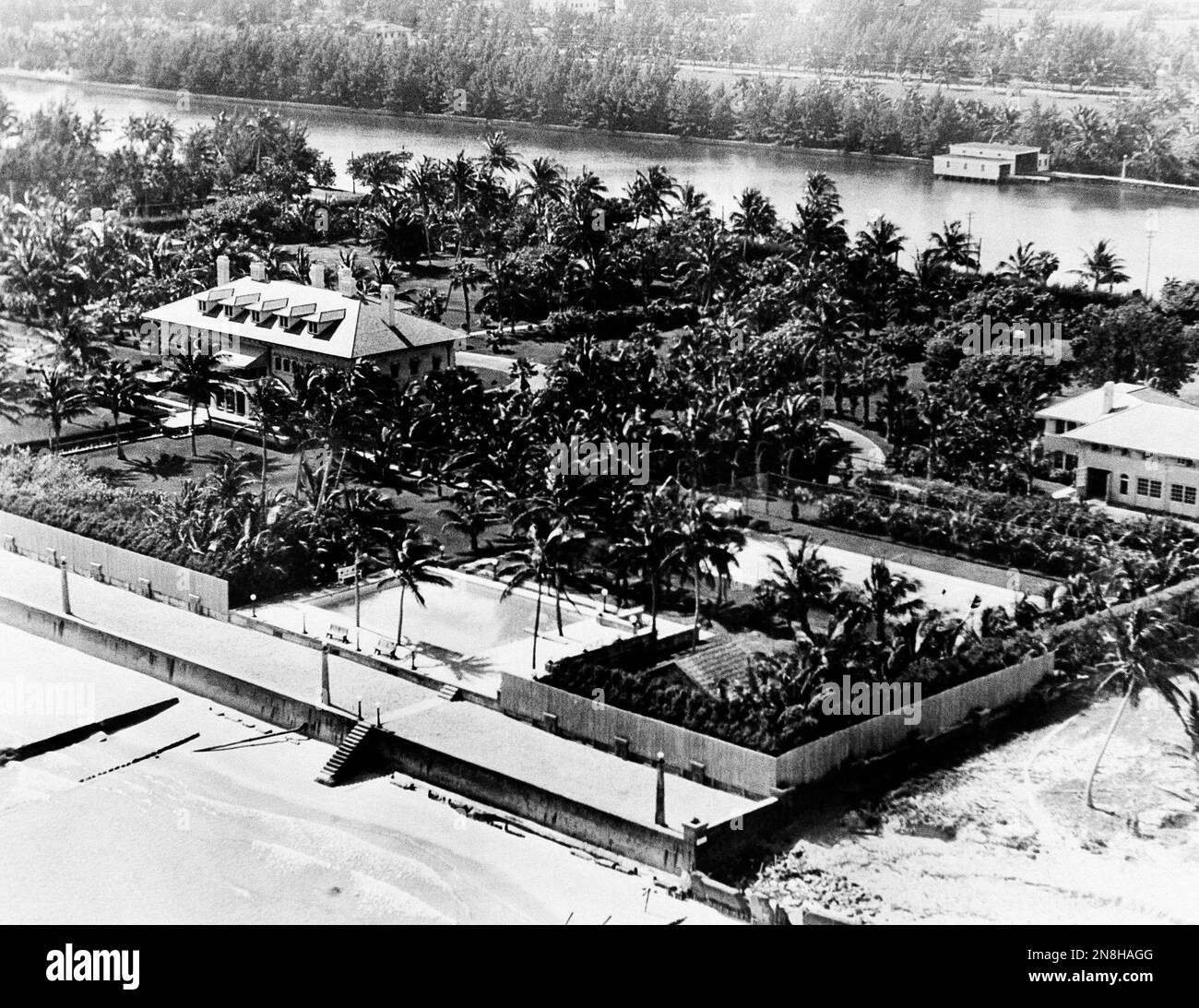 One of the oldest and most beautiful estates at Miami Beach, Fla., is ...