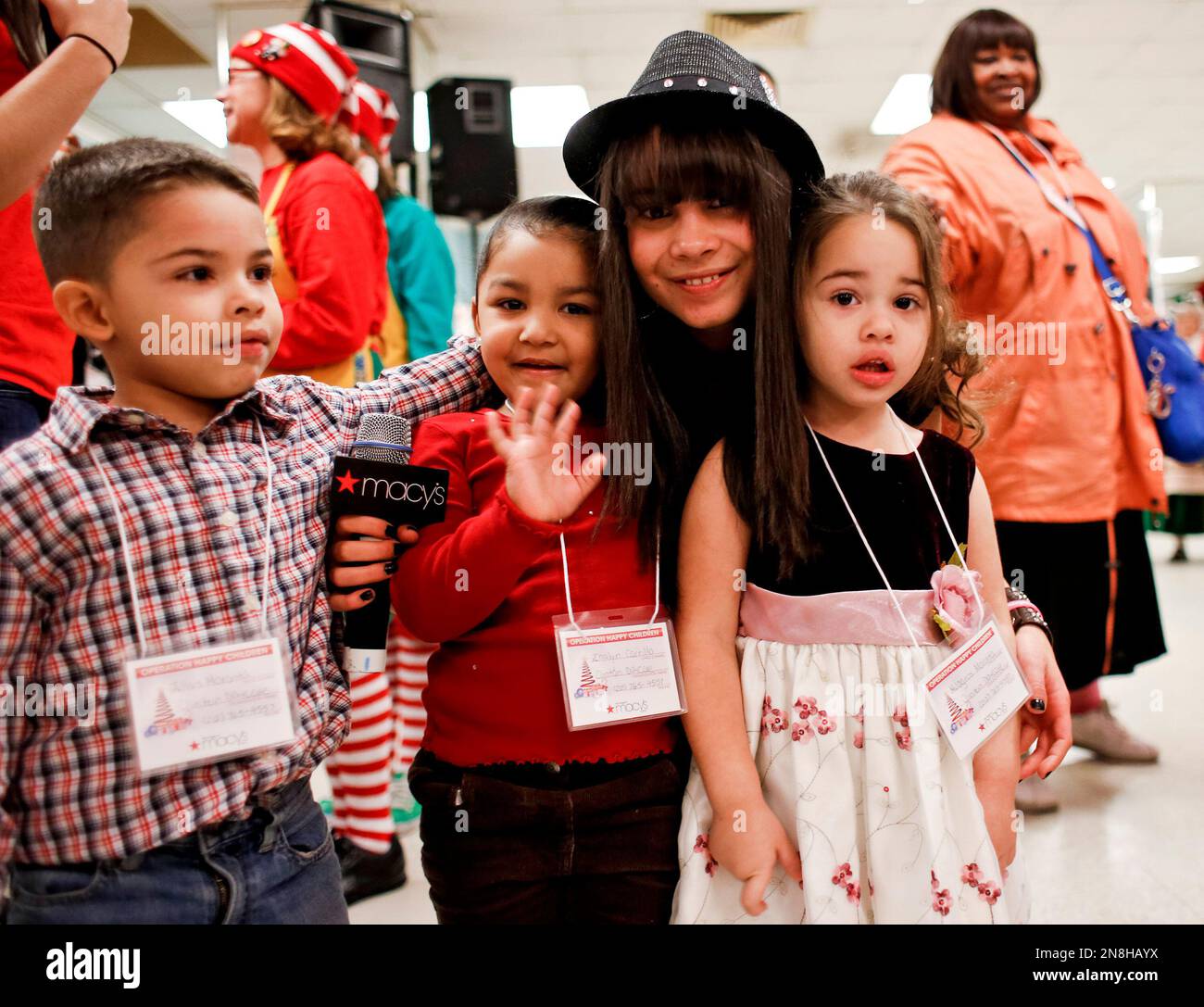 Operation Happy children enjoy breakfast before their visit with the ...
