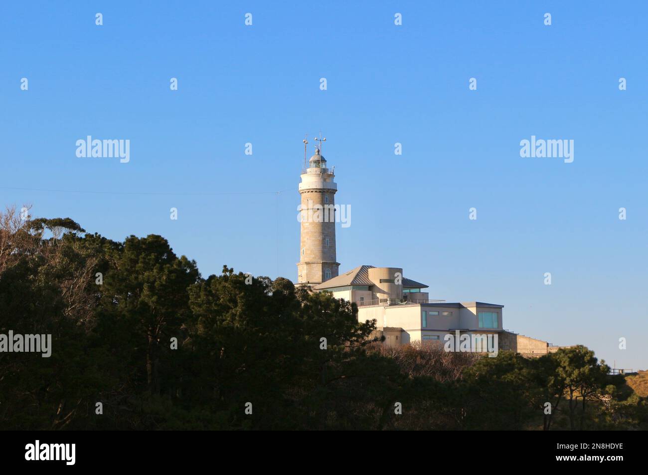 El Faro de Cabo Mayor The Light House of the large cape in Santander ...