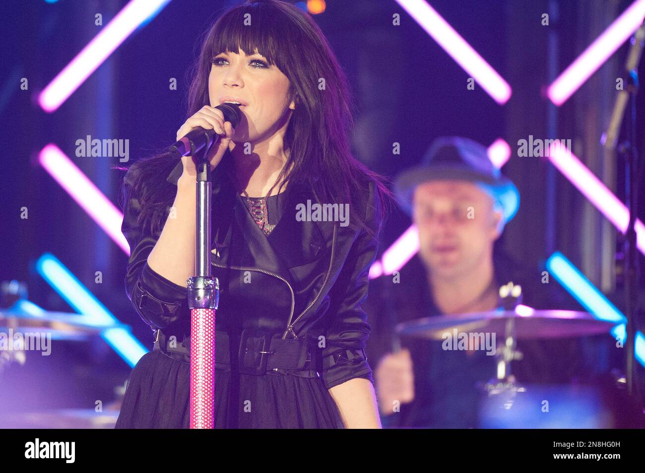 Singer Carly Rae Jepsen performs during the CFL's 100th Grey Cup ...