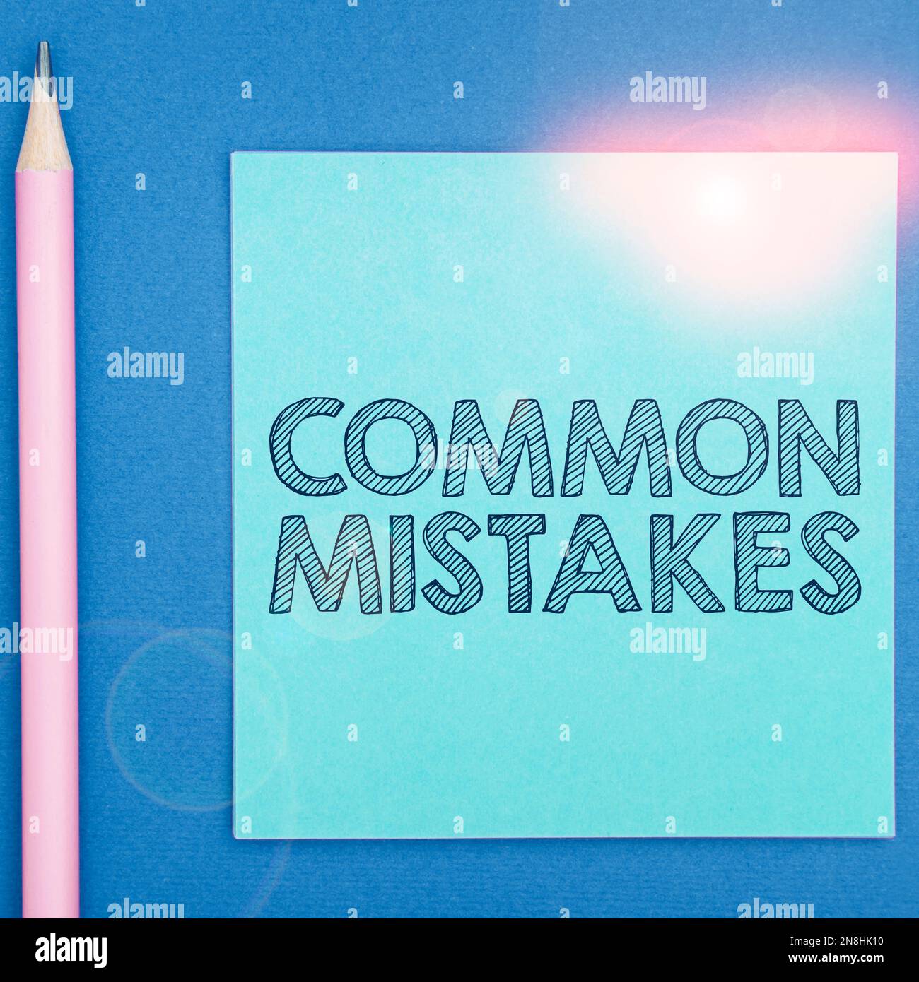 Text showing inspiration Common Mistakes. Word Written on actions that ...
