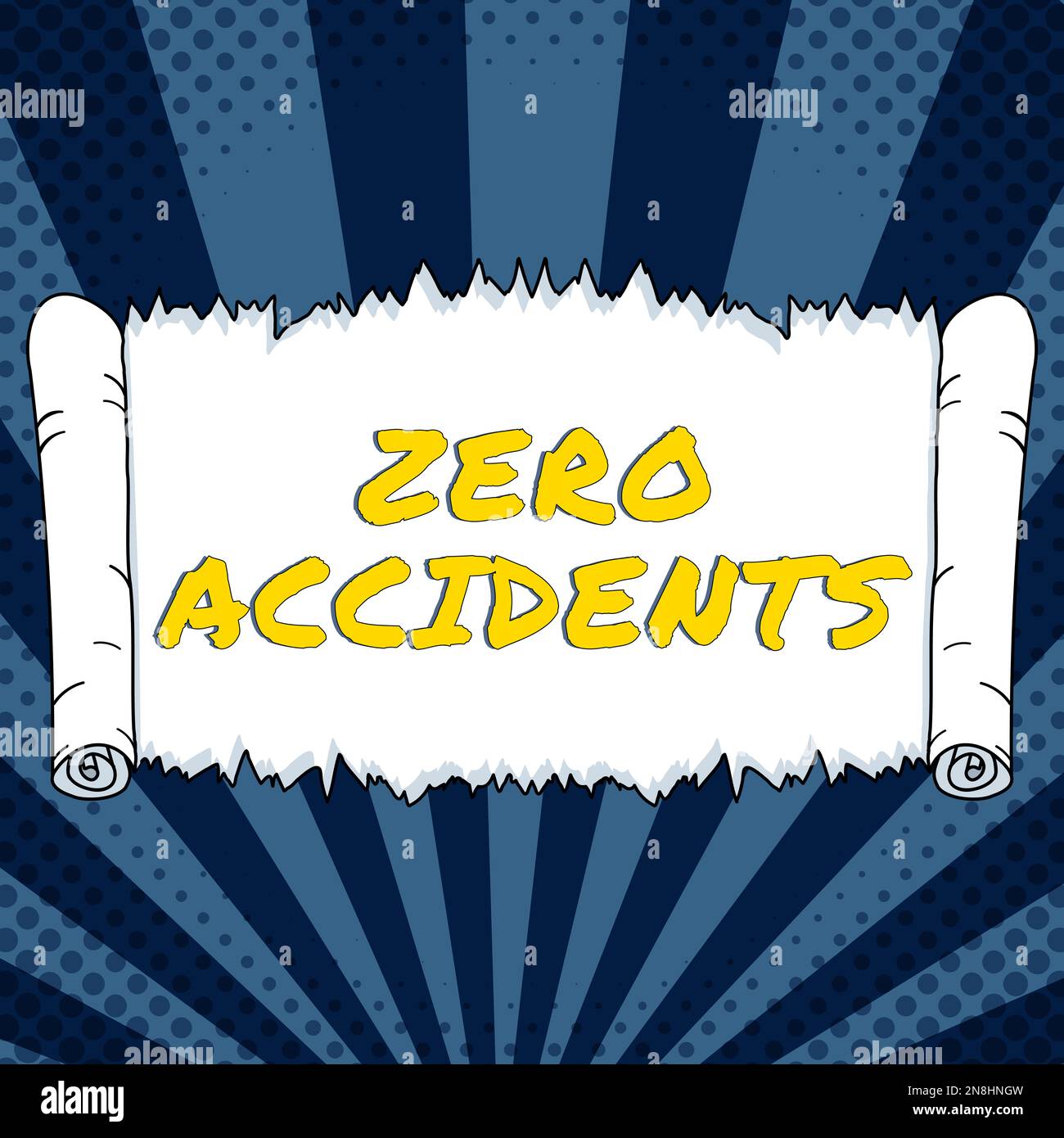 Text showing inspiration Zero Accidents. Internet Concept important ...