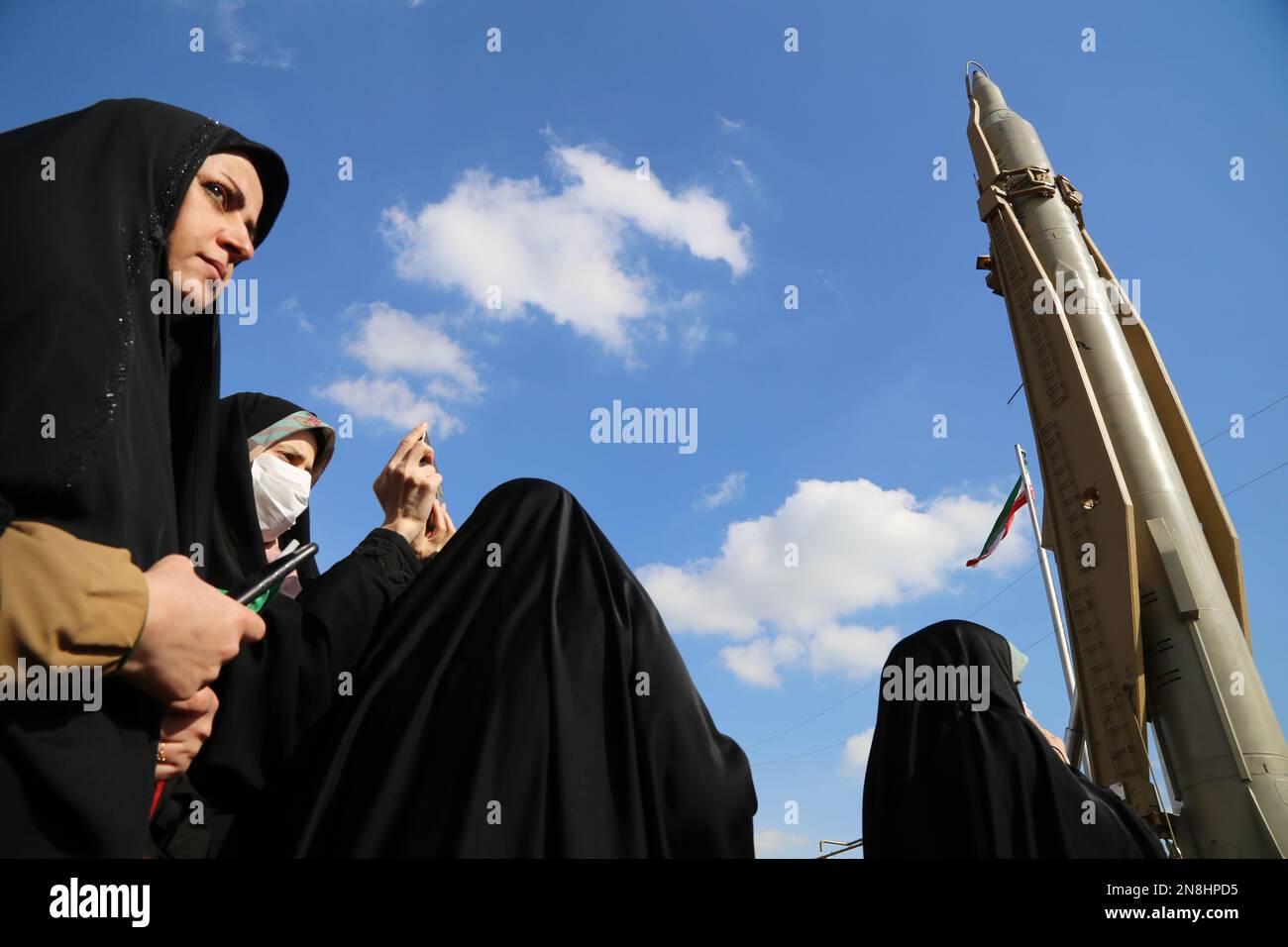 Tehran, Tehran, Iran. 11th Feb, 2023. An Iranian-made built surface-to ...
