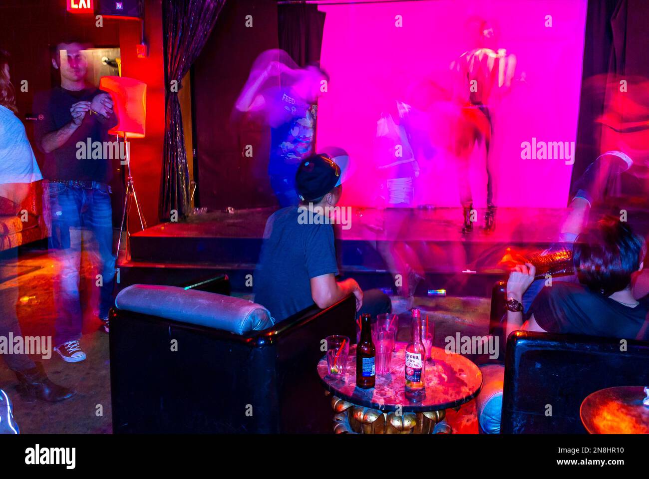 New York CIty, NY, USA, Crowd People, inside Gay Bar, Hell's Kitchen ...