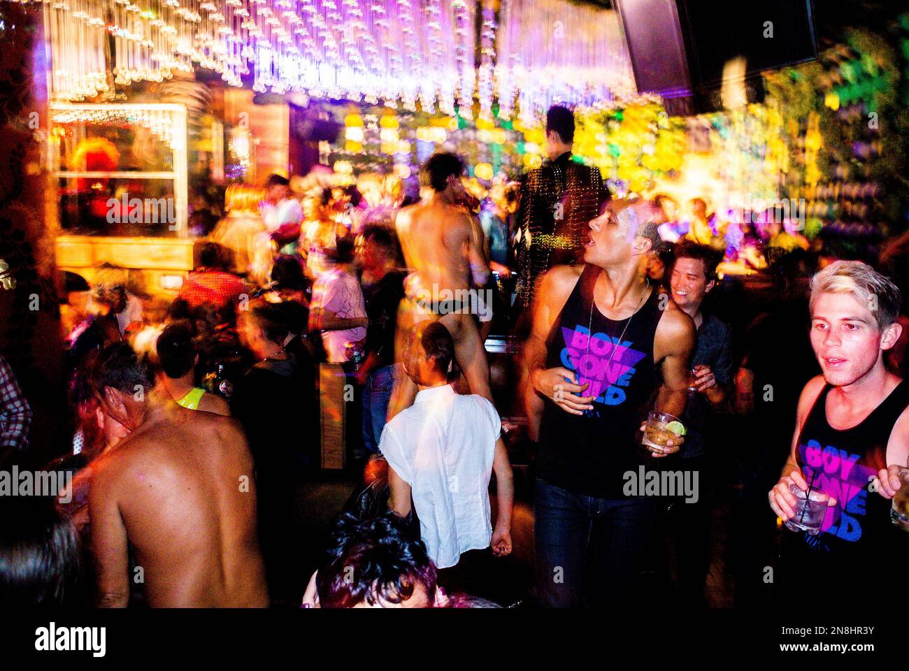 New York City, NY, USA, Young People, Large Crowd People, Gay Men ...