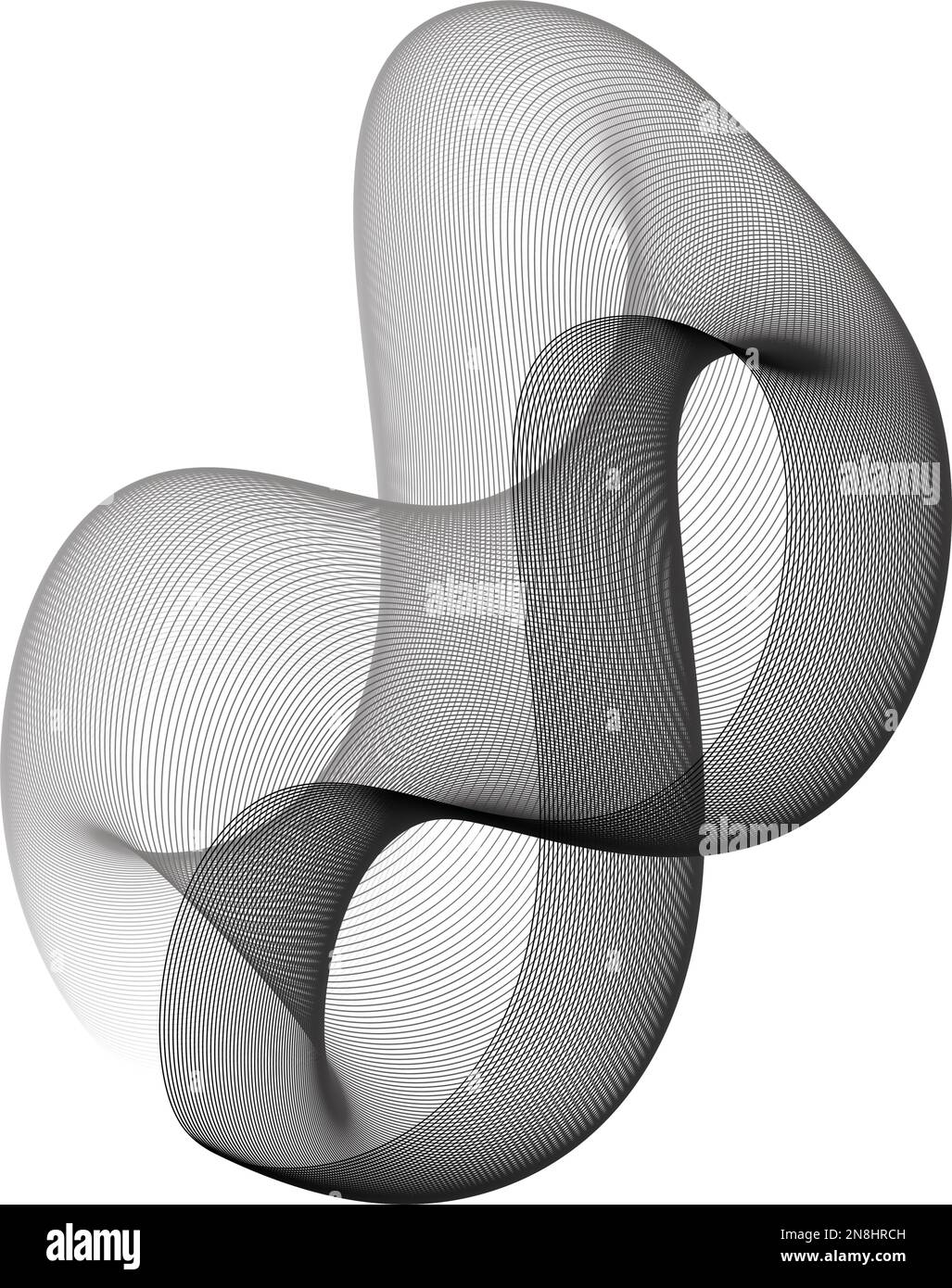 Abstract transparent grey wave background. Smoke effect design element ...