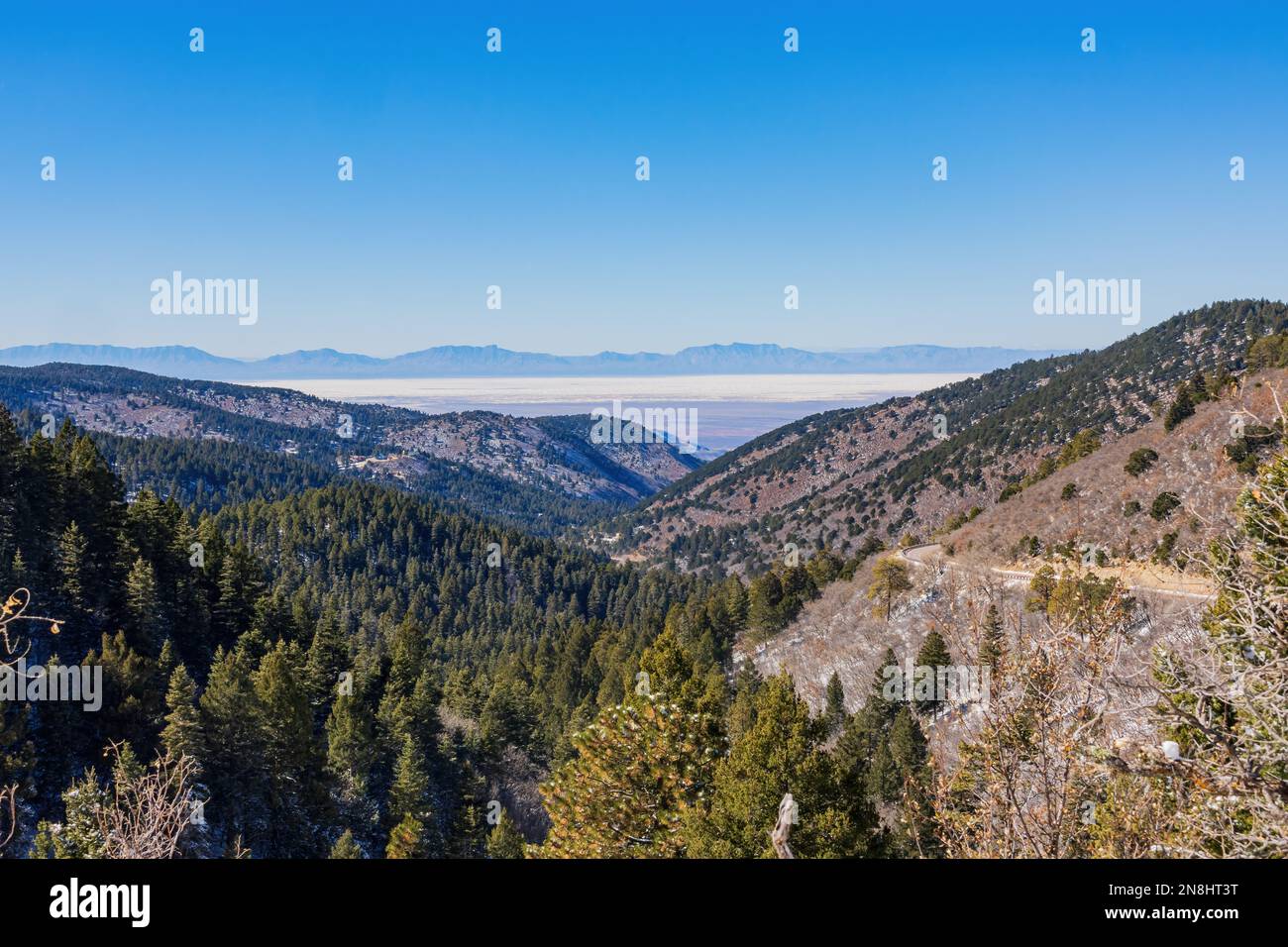 Soak in the stunning beauty of the White Sands National Park from high ...