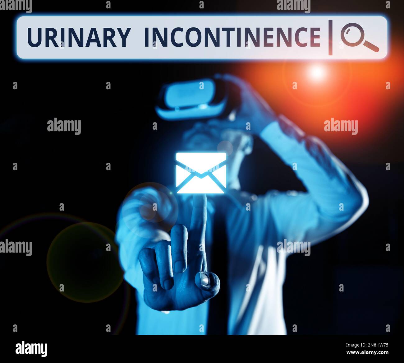 Text showing inspiration Urinary Incontinence. Word for uncontrolled ...