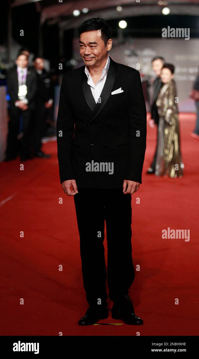 Hong Kong actor Lau Ching Wan arrives at the 49th Golden Horse Awards ...
