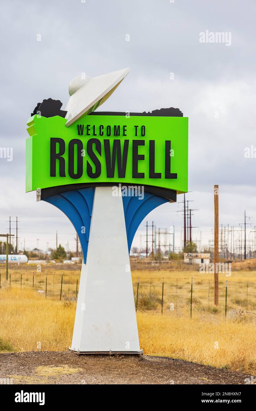 New Mexico, NOV 24 2022 - Get up close and personal with the iconic UFO ...