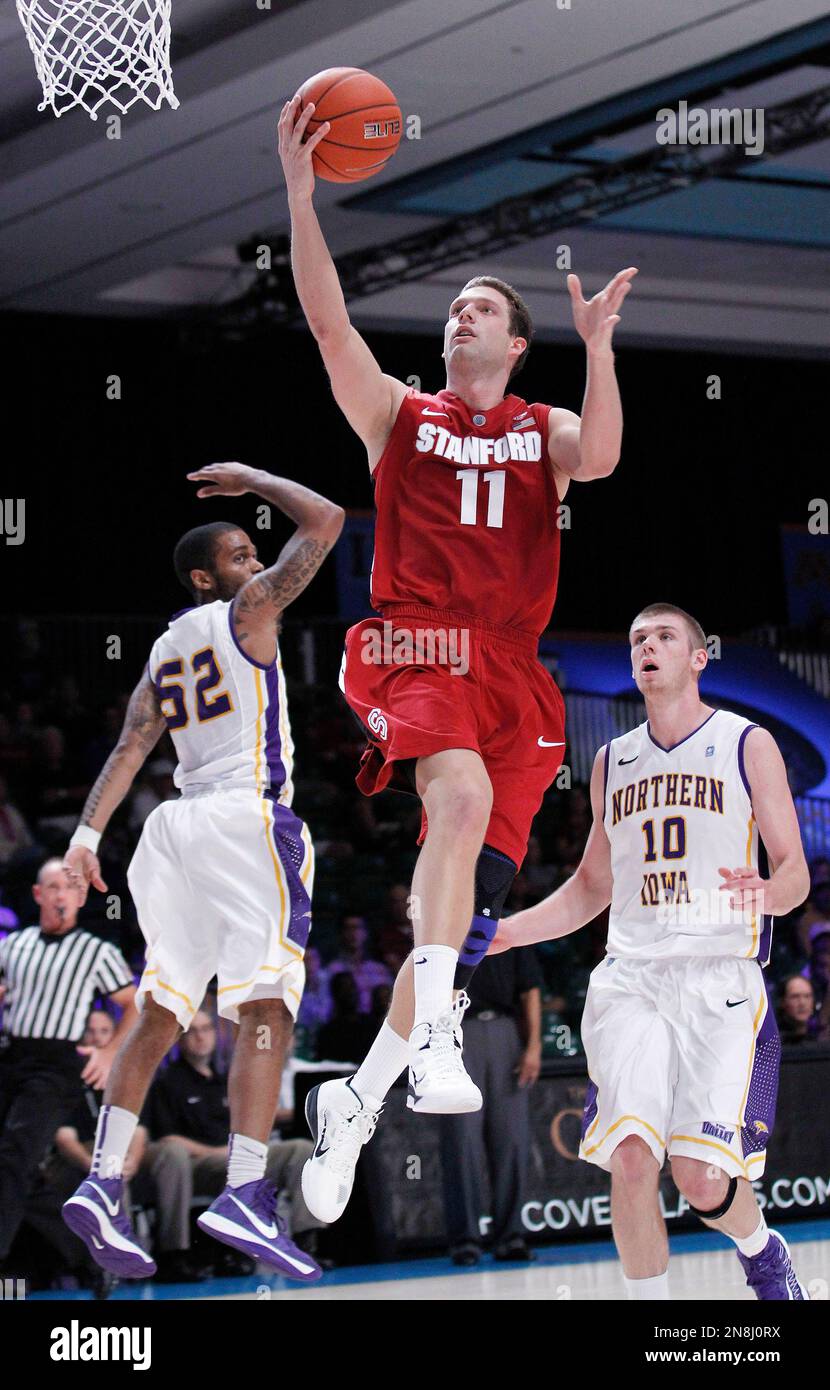 Stanford forward Andy Brown (11) scores as Northern Iowa's Anthony ...