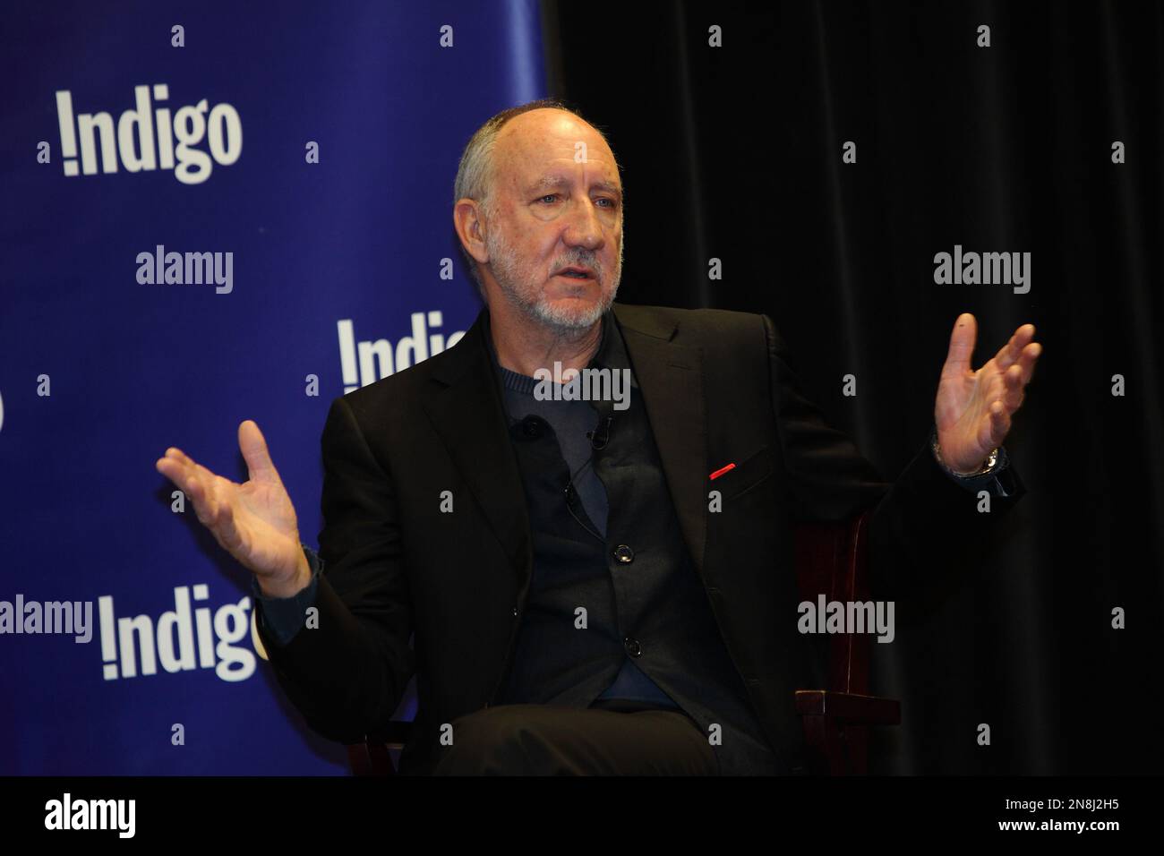 Pete Townshend speaks at In Conversation with Pete Townshend at Indigo ...