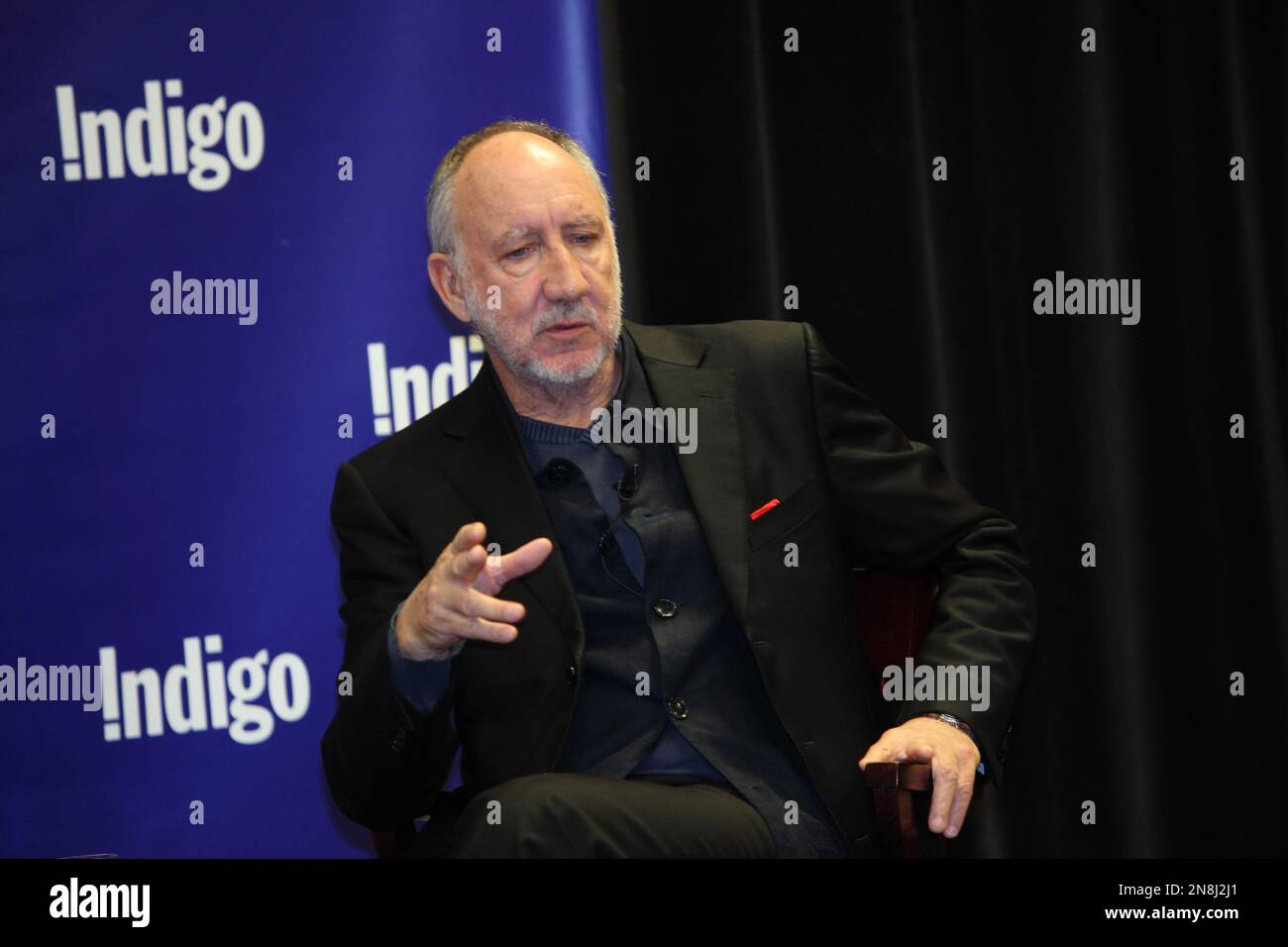 Pete Townshend speaks at In Conversation with Pete Townshend at Indigo ...